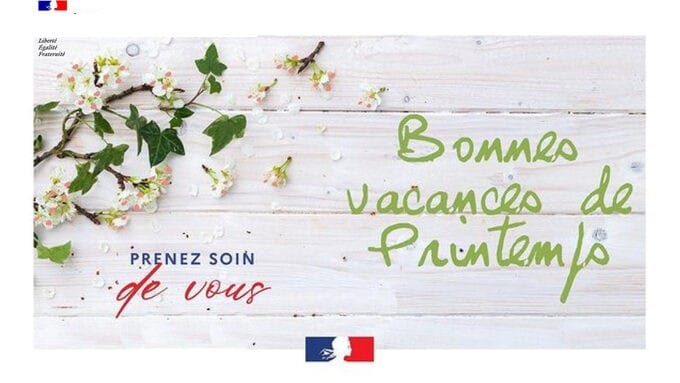 bonnes vacances de printemps – Lycée français international Jean Charcot